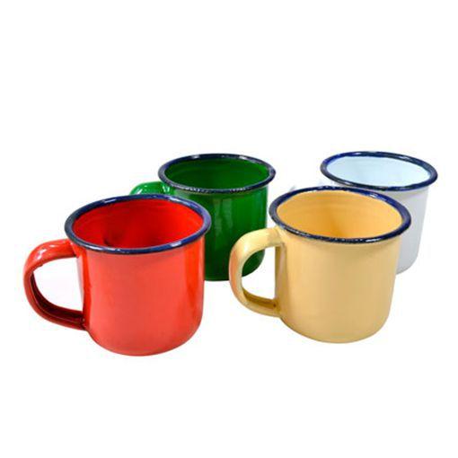 Conjunto de canecas esmaltadas Retrô 4 peças 90ml - Fratelli - Canecas ...