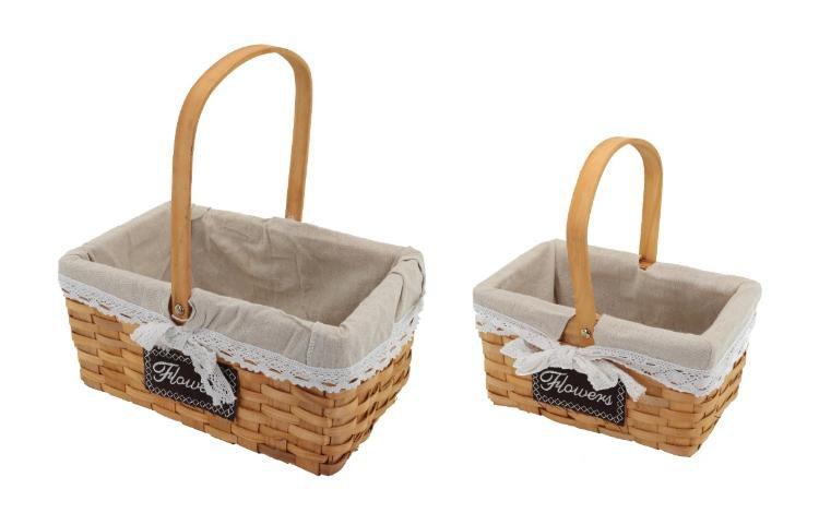 Conjunto de cestos madeira ref 11291 - MARCA NODIS MIGRACAO - Cesta e ...