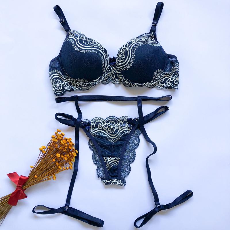 Conjunto de lingerie com cinta Liga sedução! - Cherry Tropical Moda ...