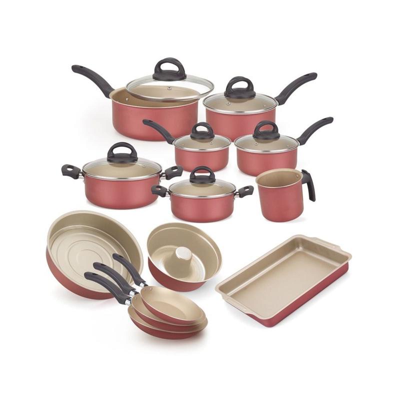 Conjunto de Panelas 13 peças C/T de vidro - Alumínio Nacional - Jogo de ...