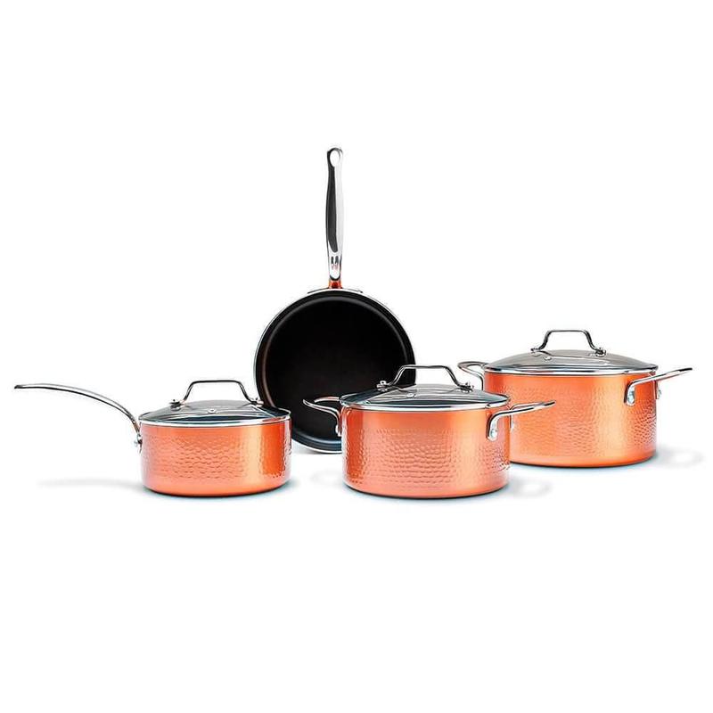 Conjunto de Panelas Brinox de Indução Copper Pro-Flon 4 peças 4794/100 ...