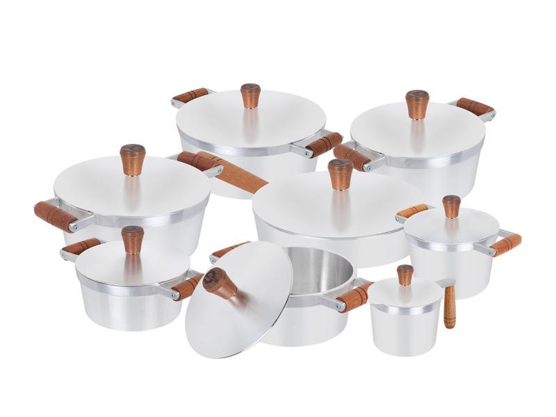 Conjunto De Panelas De Alumínio Fundido E Batido Grosso. - GIMENES ...