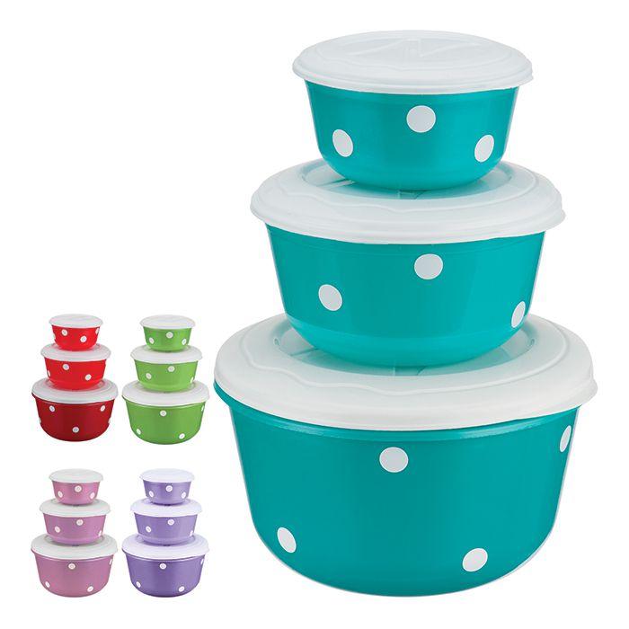 Conjunto De Pote Redondo poa Com 3 Unidades - Coca plas - Pote ...