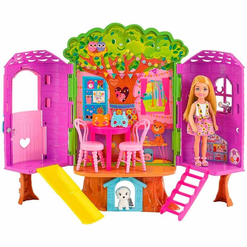 Conjunto e Boneca - Barbie Chelsea - Casa na Árvore - Mattel - Boneca ...