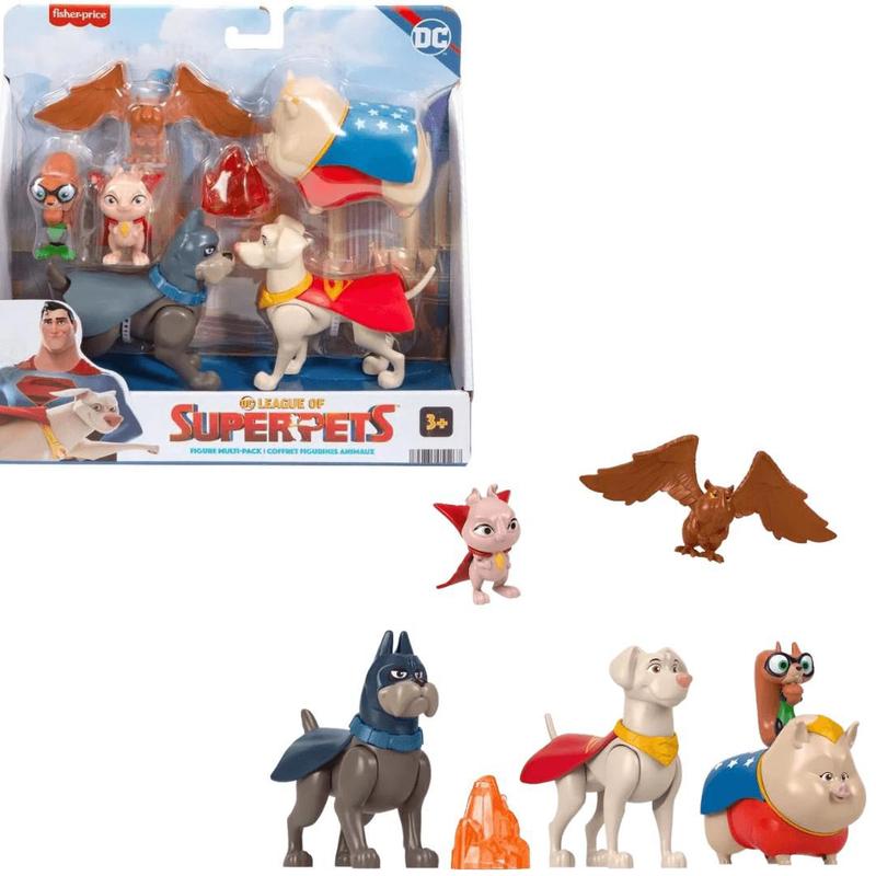 Conjunto Figuras Super Pets de Ação 3+ HGL00 Fisher-Price - Bonecos ...