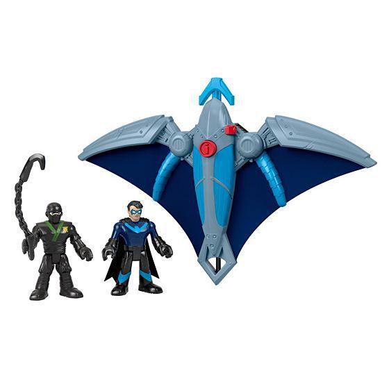 Conjunto Imaginext Batveiculos - Ninja Nightwing Et Planeur MATTEL ...