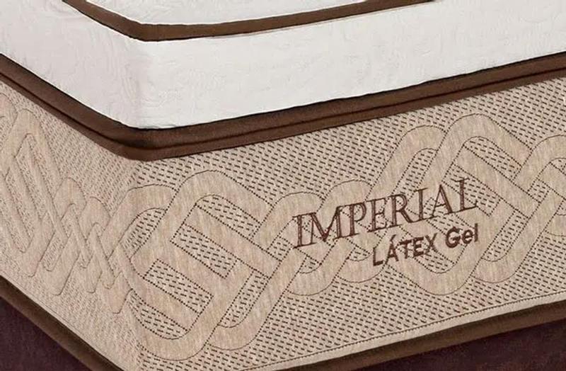 Conjunto imperial Latex Queen - Reconflex - Cama Box Queen Size ...