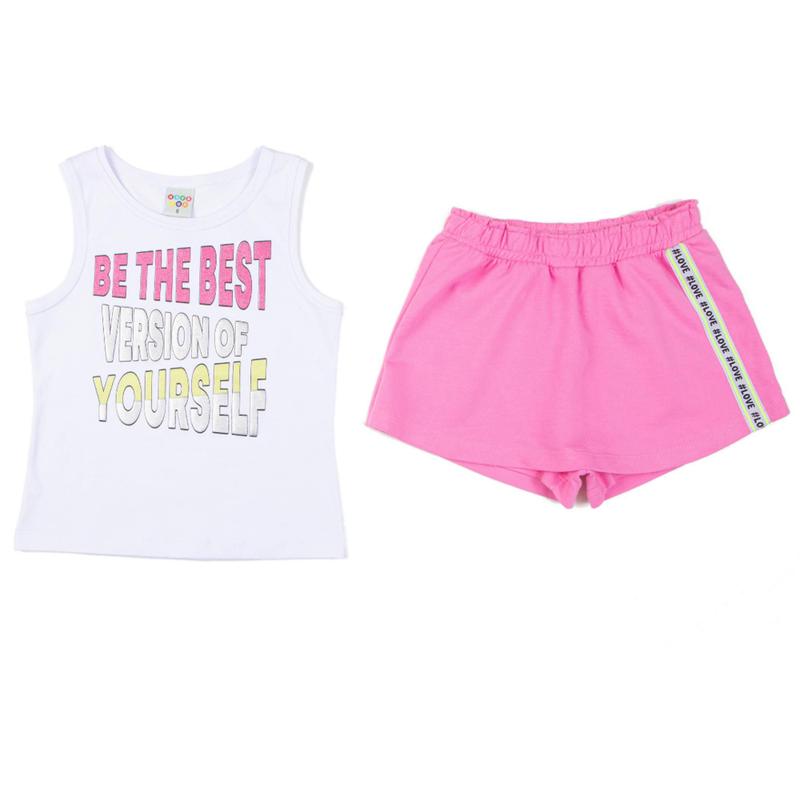 Conjunto Infantil Menina Yourself - Have Fun - Conjunto Infantil ...