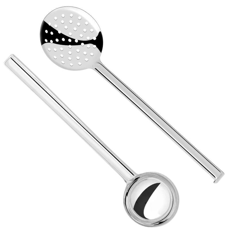 Conjunto Inox Cozinha Concha + Escumadeira linha 123 Classic - 123 ...