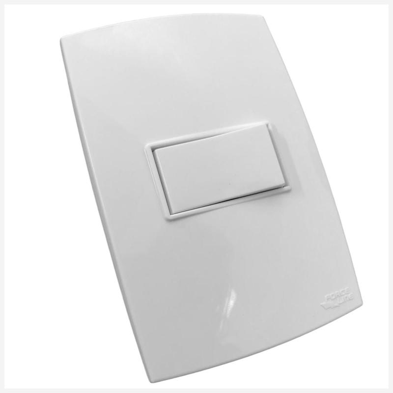 Conjunto Interruptor Paralelo Branca Linha Rubi Design Moderno ...