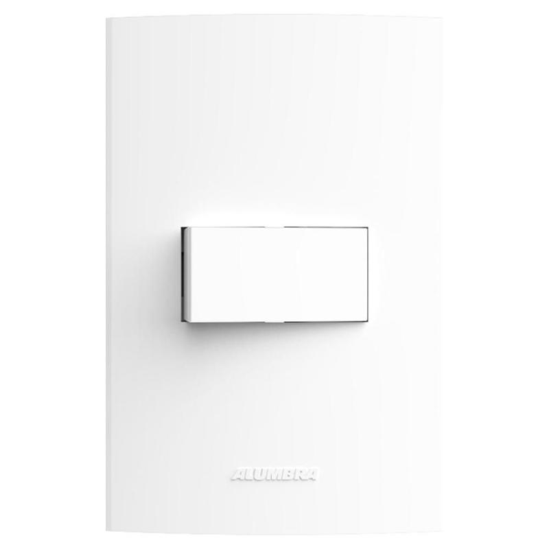Conjunto Interruptor Simples 10a 250v Inova Pro com Placa 4x2 Branco ...