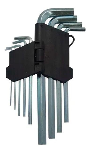 Conjunto Jogo de Chave Allen 9 Peças Com Case Plástico - Q Tools ...