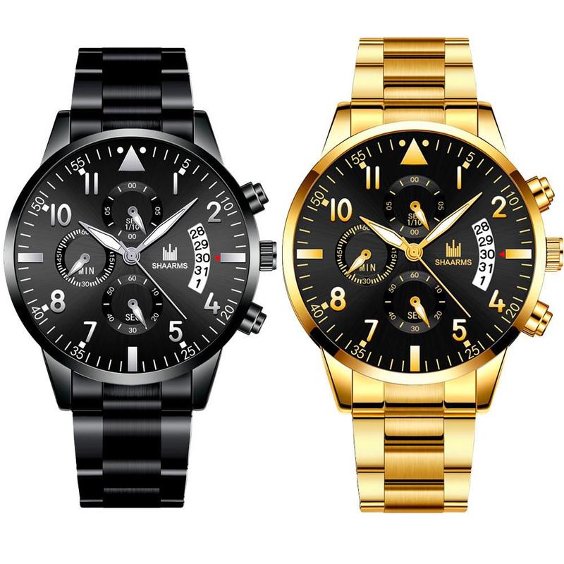 Conjunto Kit 2 Relogios Original Presente Dia Pais Namorados - Shaarms ...