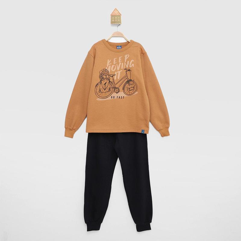 Conjunto Longo Infantil Rei Rex Moletom Peluciado Bike Menino - Reirex ...