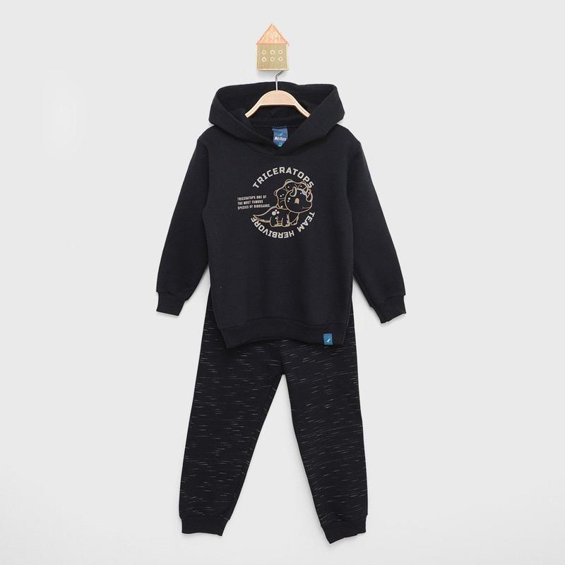 Conjunto Longo Infantil Rei Rex Moletom Peluciado Jet Com Capuz Dino ...