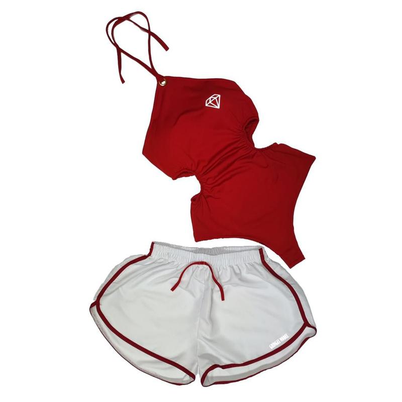 Conjunto Maio Com Bojo Refletivo + Short - Gringas - Gringas Model ...