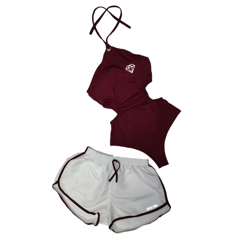 Conjunto Maio Com Bojo Refletivo + Short - Gringas - Gringas Model ...