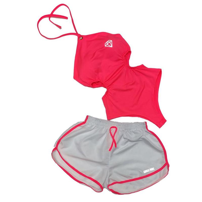 Conjunto Maio Com Bojo Refletivo + Short - Gringas - Gringas Model ...