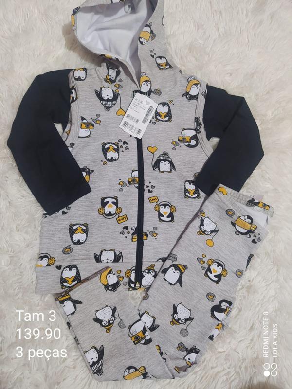 Conjunto moleton infantil - Lola kids - Conjunto de Moletom Infantil ...