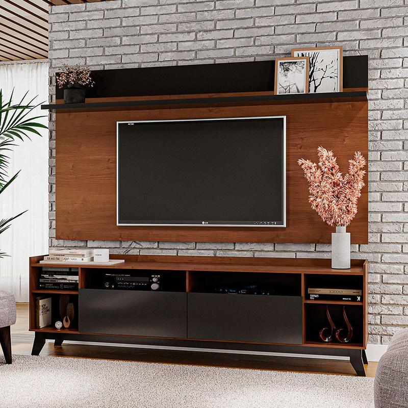 Conjunto Painel Torino para Tv atA 60 Polegadas e Rack Murano com 2 ...