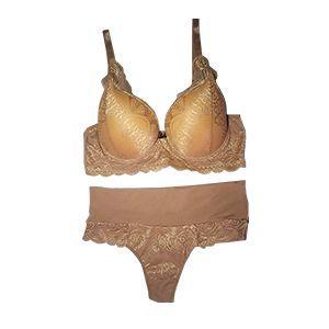 Conjunto plus size em microfibra com base em renda - Moda Intima ...