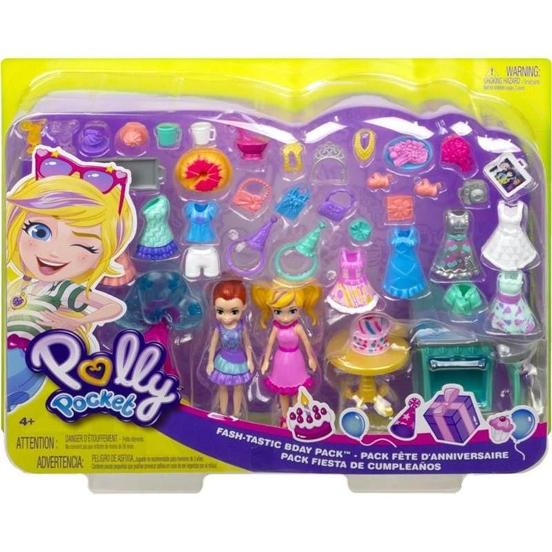 Conjunto Polly Pocket Festa de Aniversário Mattel - Bonecas - Magazine Luiza
