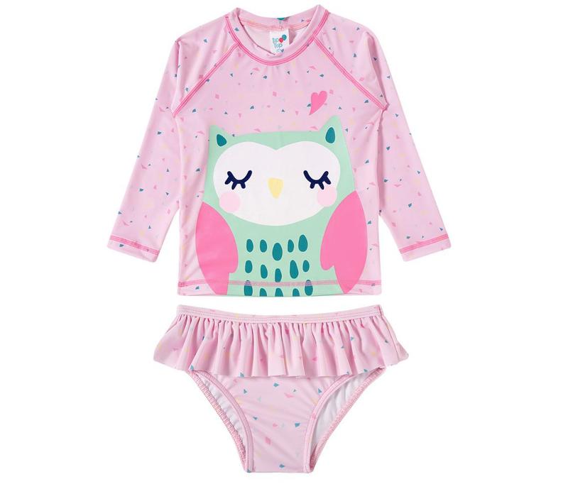 Conjunto Praia Bebê Menina 0-6 e 6-12 Meses Tip Top - Conjuntos de ...