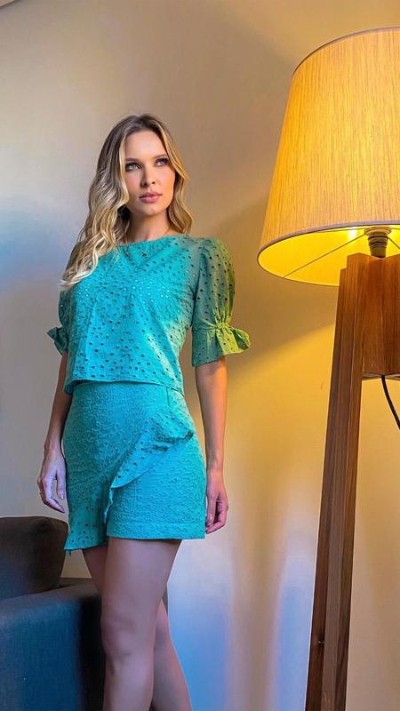 Conjunto Short Saia E Blusa Laise - La Ravi - Conjunto de Roupa Feminina - Magazine Luiza