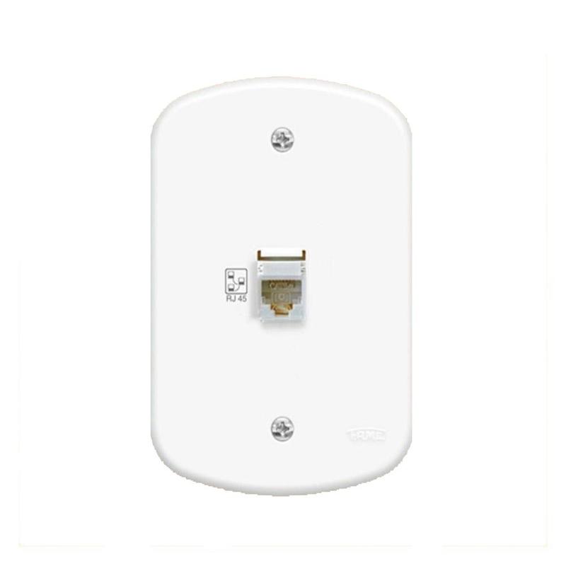 Conjunto Tomada para Rede de Informática RJ 45E - 8 vias Bla - Fame ...