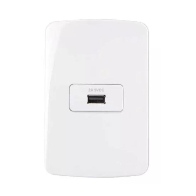 Conjunto Tomada USB 2A MarGirius - Tomadas - Magazine Luiza