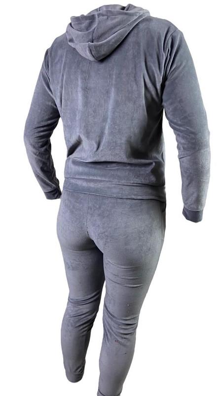 Conjunto Veludo Plush Blusa com Ziper E Capuz Calça c/ bolso - dmodas ...