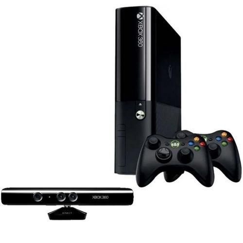 Console 360 Super Slim 250gb 2 Controles + Kinect e 5 Jogos Standard ...