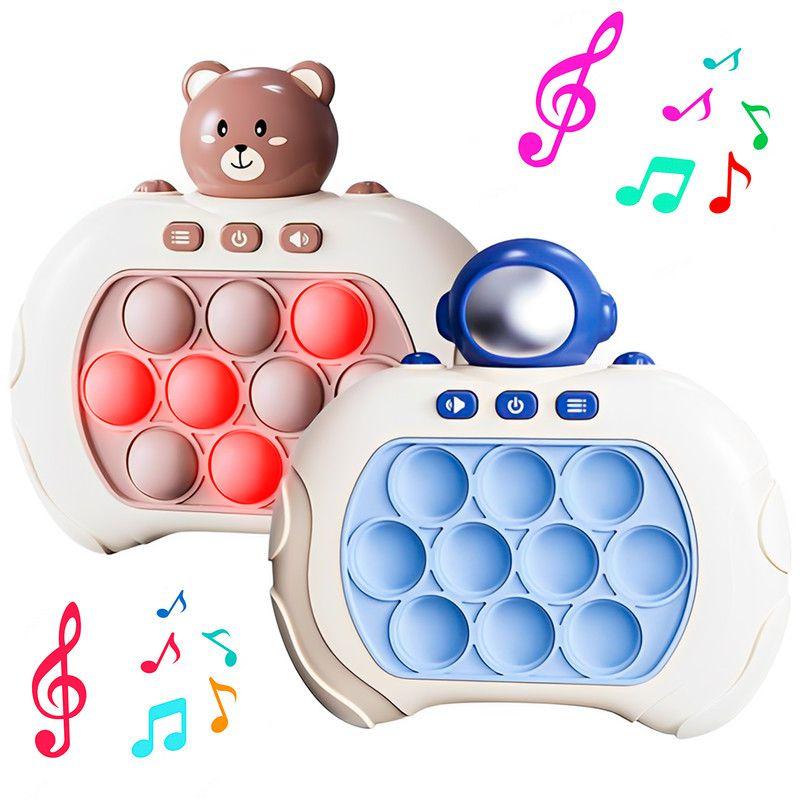 Console Gamer Pop It Eletronico 3 Modo de Jogo com Led - PopIt Fast ...