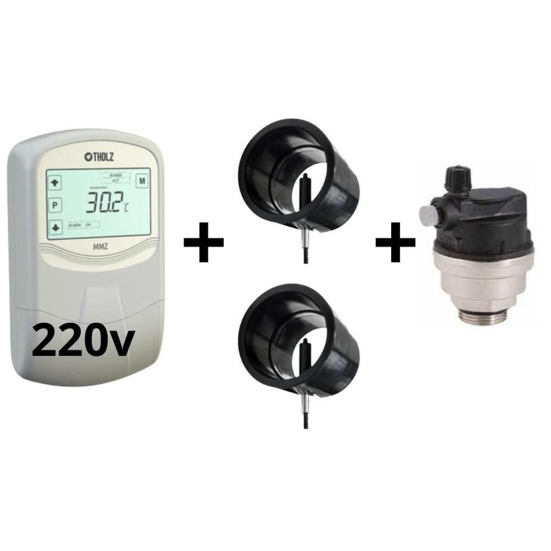 Controlador De Temperatura Tholz Digital+Luvas Sensores+Vqv - GIRASSOL ...