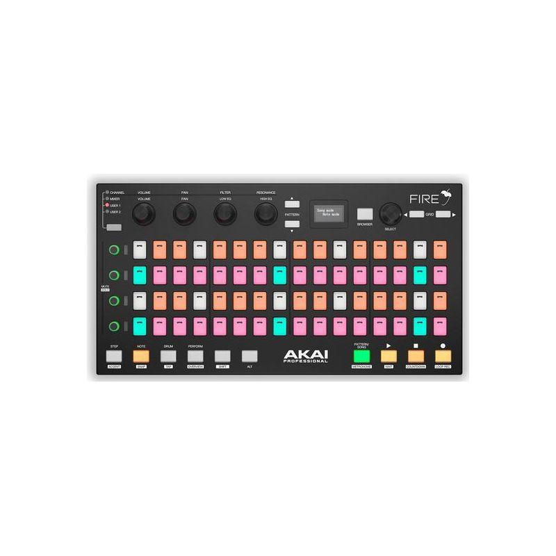 Controlador Mesa Teclado Som Akai Fire Controladora Midi Usb Para ...