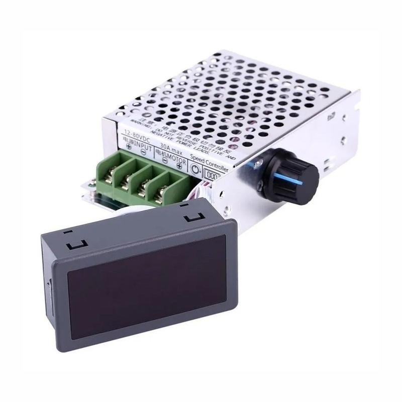 Controlador Velocidade Pwm Motor Dc 30a 12v 24v Display - Tomzn ...