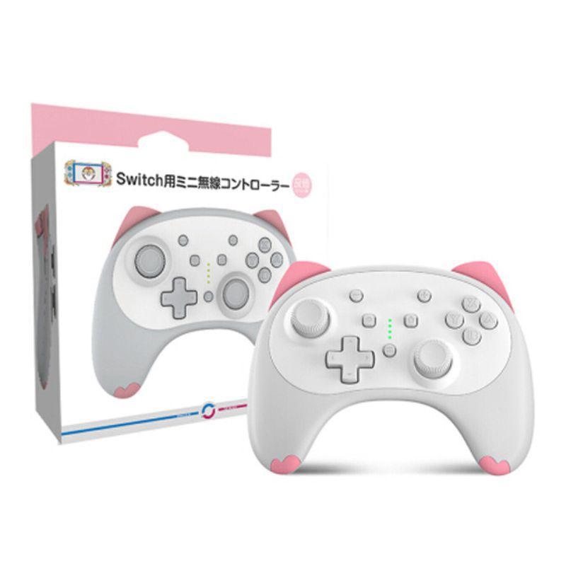 Controle line kitten nintendo switch branco e rosa pc gamer - Controle ...