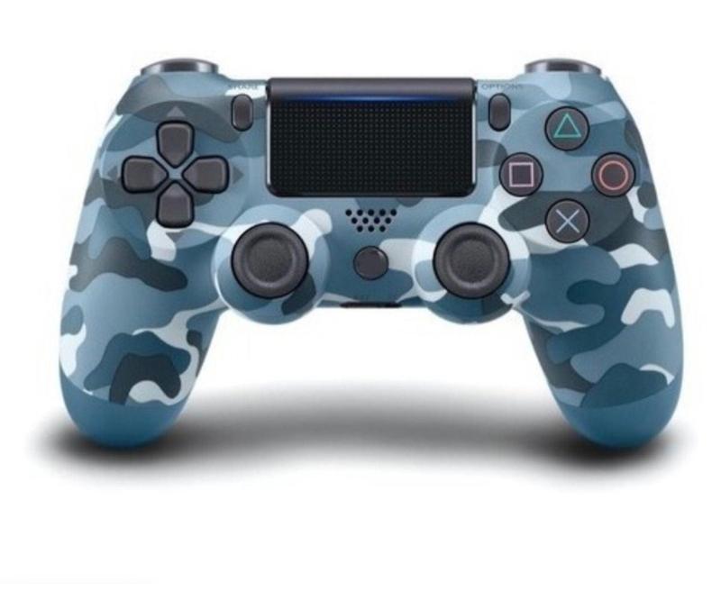 Controle para Ps4/PC Controle Compatível Ps4/PC Sem Fio Camuflado Azul ...