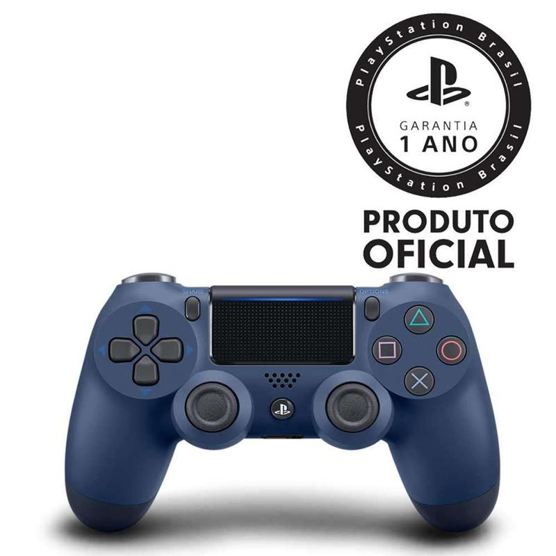 Controle Playstation Dualshock 4 Azul - PS4 - Carga - Outros Games ...