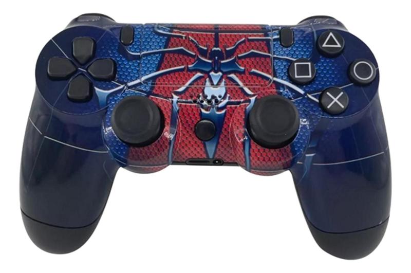 Controle Ps4 Sem Fio Personalizado Homem Aranha Compatível PS4 PC gamer ...