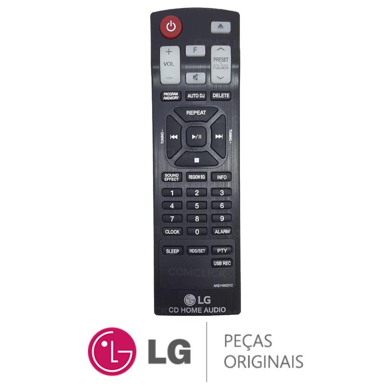 Controle Remoto AKB74955312 Mini System LG CM4460 CM4560 - Mini System ...