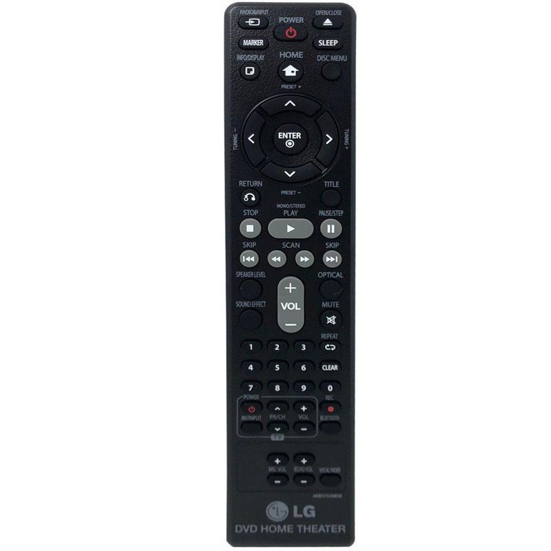 Controle Remoto Home Theater Lg Ht805st Ht806st Ht906scw Original ...