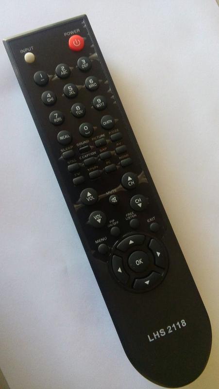 Controle Remoto Para Tv Lcd H Buster Hbtv-3202 / Hbtv-3204hd - lelong ...