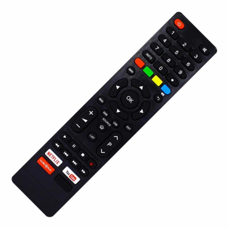 Controle Remoto Smart TV Philco com teclas Netflix, Globo Play e ...