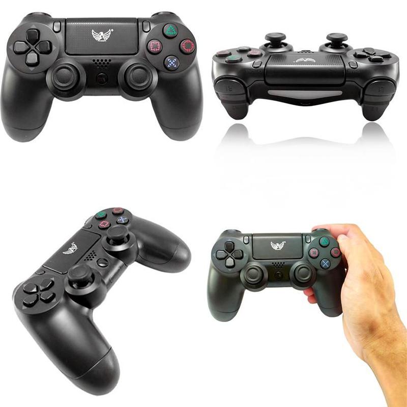 Controle Sem Fio Joystick Sensor de movimento Preto - Doubleshock 4 ...
