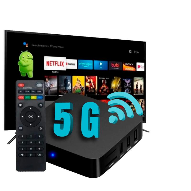 Conversor de Televisão 2023 Smart Tv 4K 5G 128GB ram Androide 11 ...