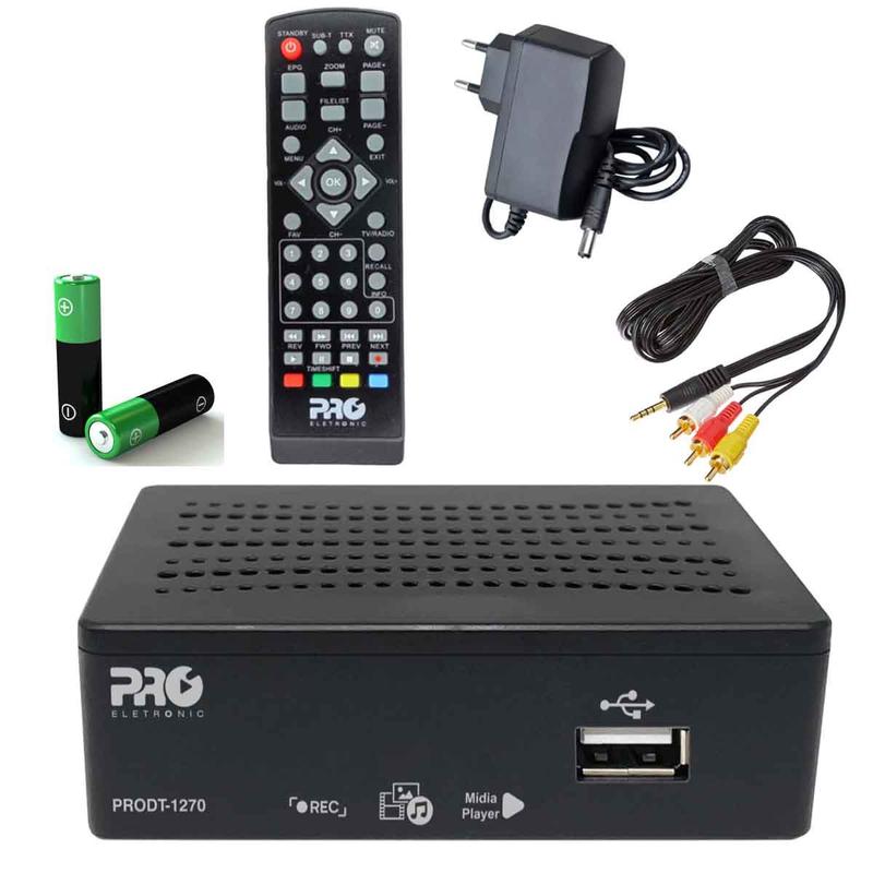 Conversor Digital e Gravador Para Tv De Tubo Plasma Lcd ISDB-T Alta ...