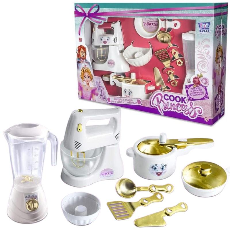 Cook Princess Kit Cozinha Da Princesa 08 Peças Zuca Toys - Zucatoys ...
