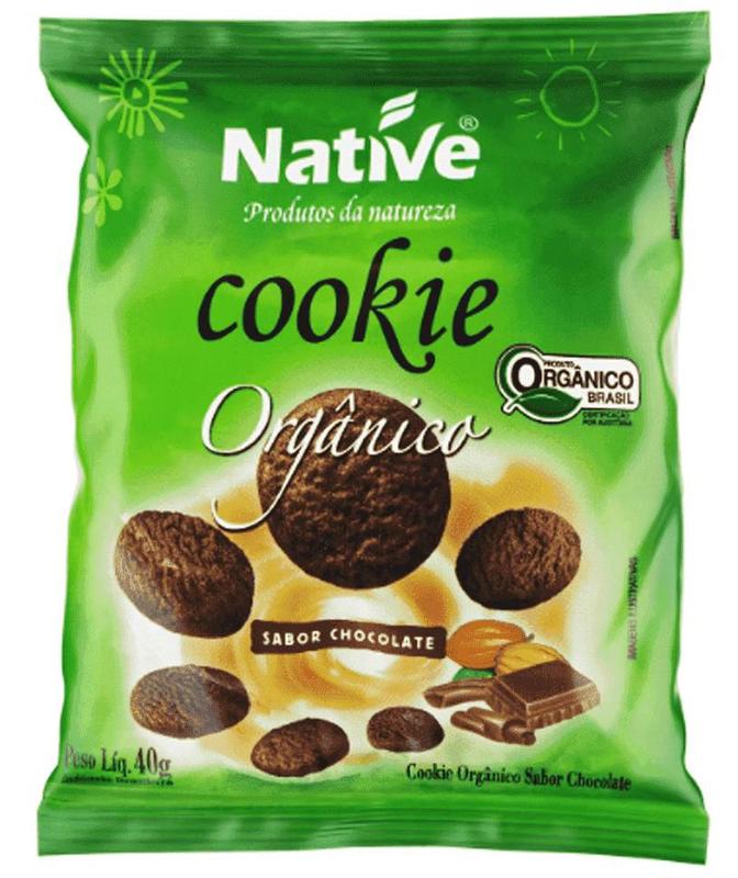 Cookie sabor chocolate org native 40g - Cookies - Magazine Luiza