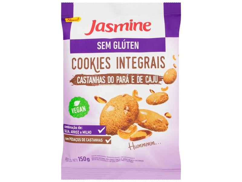 Cookies Integrais Castanha Pará Caju Sem Glúten Jasmine 150g - Cookies ...